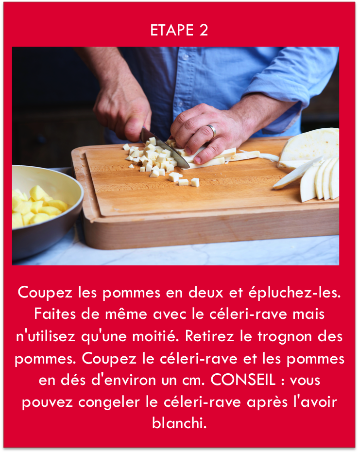 Recette de la semaine : Poulet avec compote pomme-céleri | Student.be