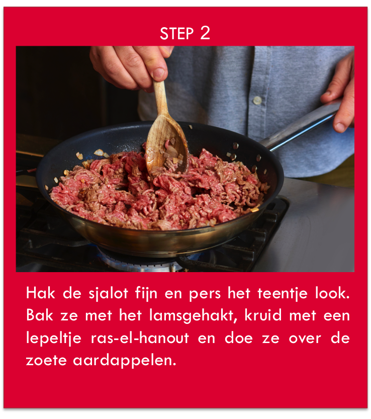 Het recept van deze week: Oosterse lamsparmentier